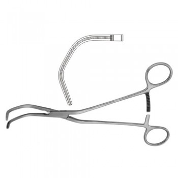 Diethrich Atrauma Aortic Clamp Stainless Steel, 22 cm - 8 3/4"