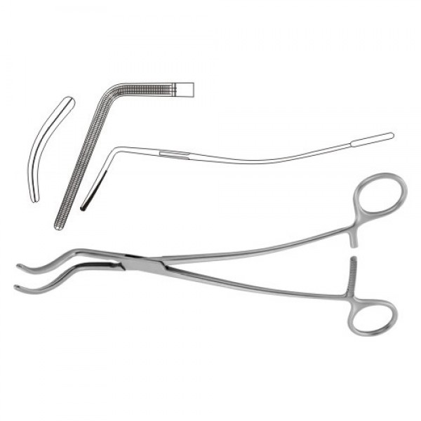 Cooley Atrauma Aortic Clamp Stainless Steel, 27 cm - 10 3/4"