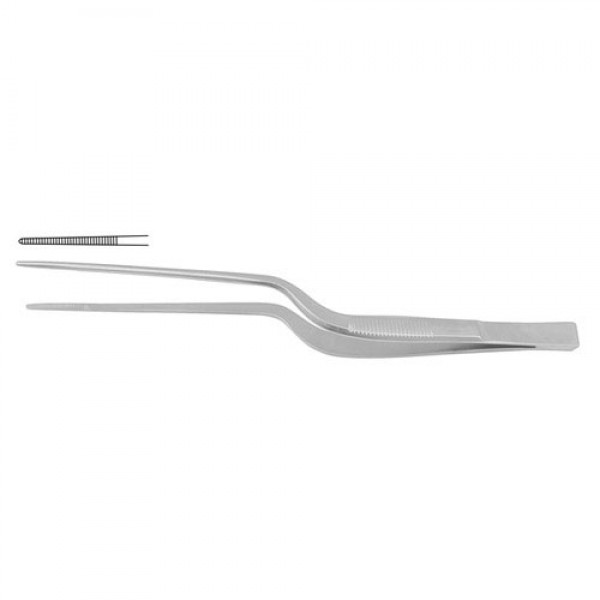 Gerald Dressing Forcep Curved Stainless Steel, 17.5 cm - 7"