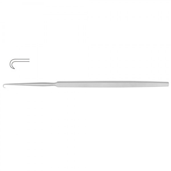Cottle Nasal Hook Sharp - Fig. 2 Stainless Steel, 14.5 cm - 5 3/4"