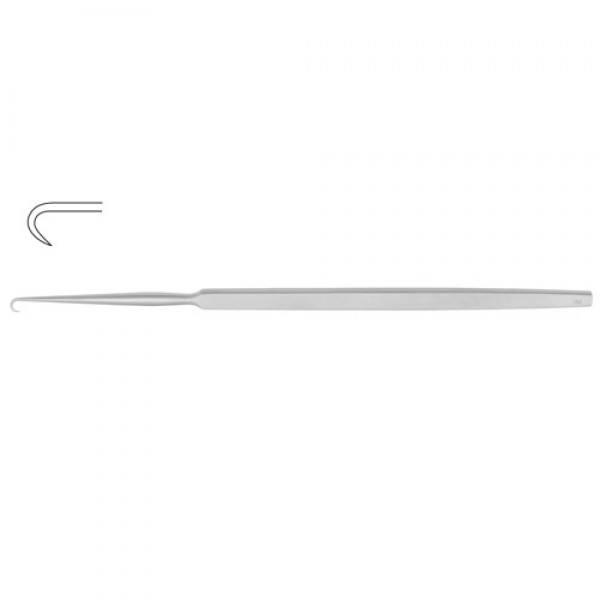 Cottle Nasal Hook Sharp -Fig. 3 Stainless Steel, 14.5 cm - 5 3/4"