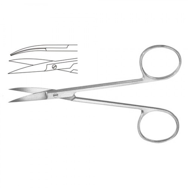Cottle-Massing Plastic Surgery Scissor Curved - Blunt/Blunt